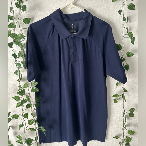 Fabletics | Shirts | Euc Mens Fabletics Blue Polo | Poshmark